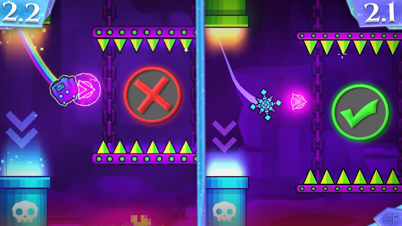 Geometry Dash 2.2 Update Sneak Peek Explorers Recreation in 2.1 "Part 2" - Level By GlennFrans ...