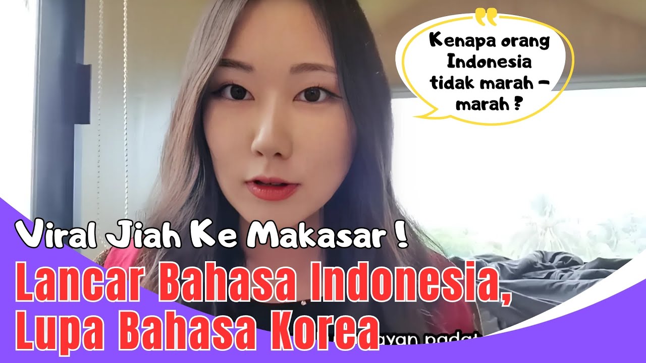Viral ! Youtuber Jiah Lancar Bahasa Indonesia Lupa Bahasa Korea - YouTube