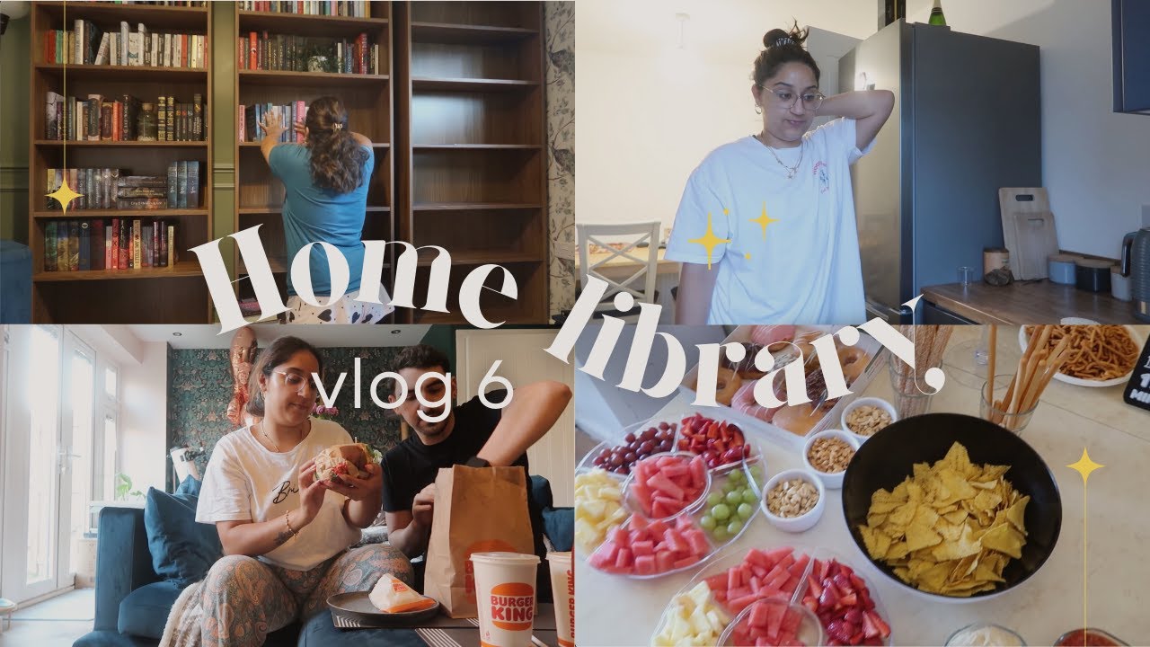VLOG WEEK 6 | Building My Home Library and TBR Pile Inspiration - YouTube