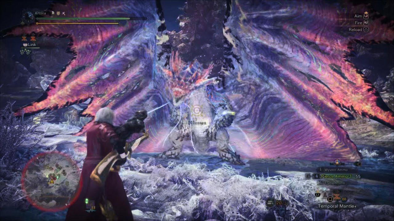 Monster Hunter World: Iceborne - Heavy Bowgun - Tempered Namielle - YouTube