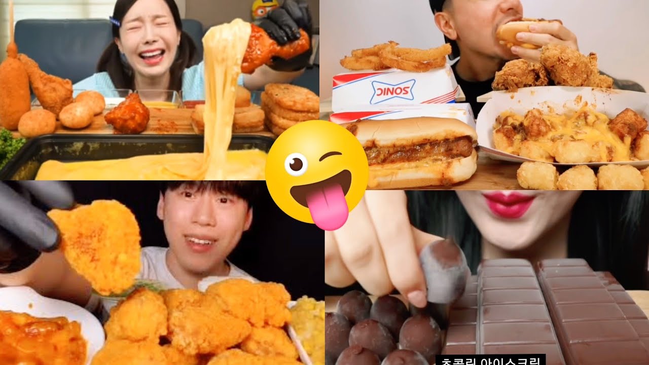 BEST EATING SHOW! FAMOUS MUKBANGER's BIG BITES COMPILATION BON_APPETIT ...