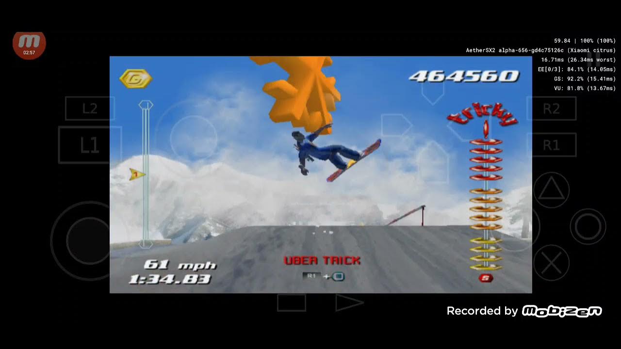 AetherSX2 PS2 Emulator / SSX Tricky Gameplay 662,410 score - YouTube