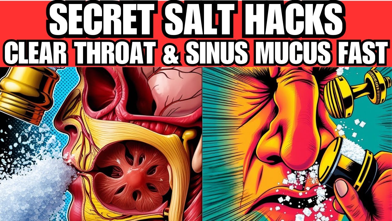 DON'T MISS THESE PROVEN SALT REMEDIES TO CLEAR THROAT & SINUS MUCUS ...