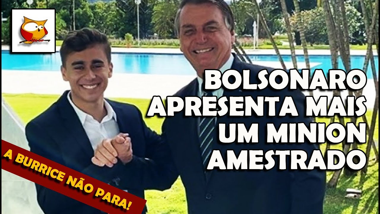 BOLSONARO APRESENTA MAIS UM MINION AMESTRADO [Rapazola do Nando Moura]🤮 ...