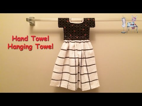 DIY KITCHEN TOWEL | Hanging Hand Towel | Hanging Dish Towel  | tutorial