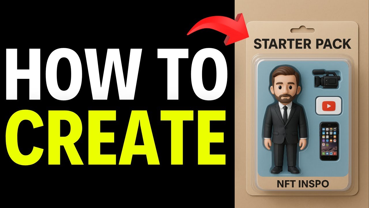 How To Do Starter Pack Trend On TikTok | How To Create Action Figure in ...