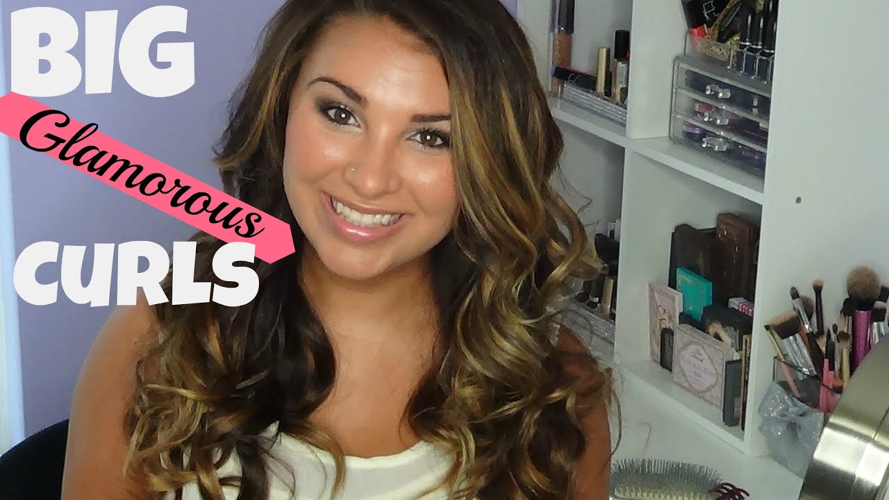 Big Glamorous Curls tutorial | NaturalBeauty - YouTube