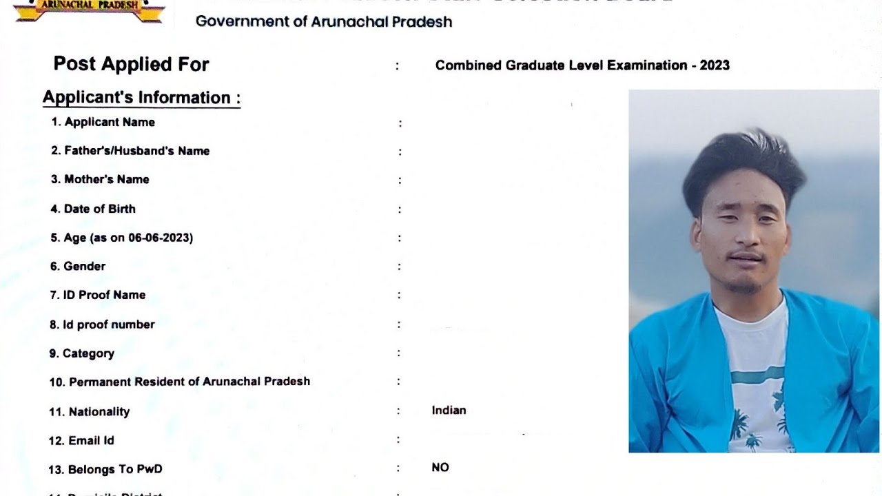 APSSB CGL EXAM 2023 || FORM FILL-UP PROCESS || Step by Step with ...