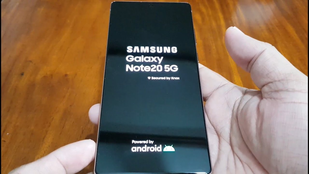 Unboxing Samsung Galaxy Note 20 5G - YouTube