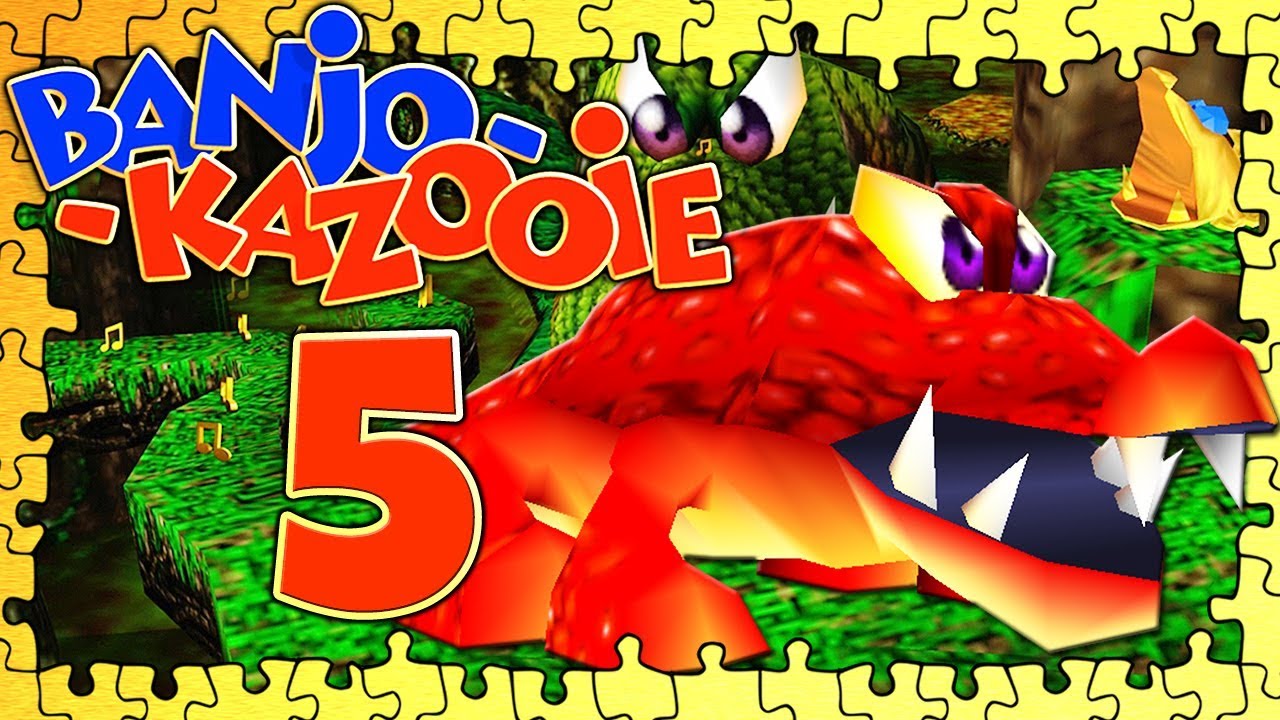 BANJO-KAZOOIE # 05 🧩 Bubblegloop Swamp - Die sumpfige 4. Welt! - YouTube