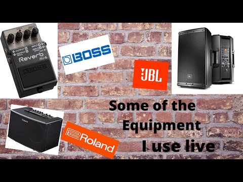 JBL Eon 612, Roland AC-40, Boss RV-6 - Part of my ukulele live Rig