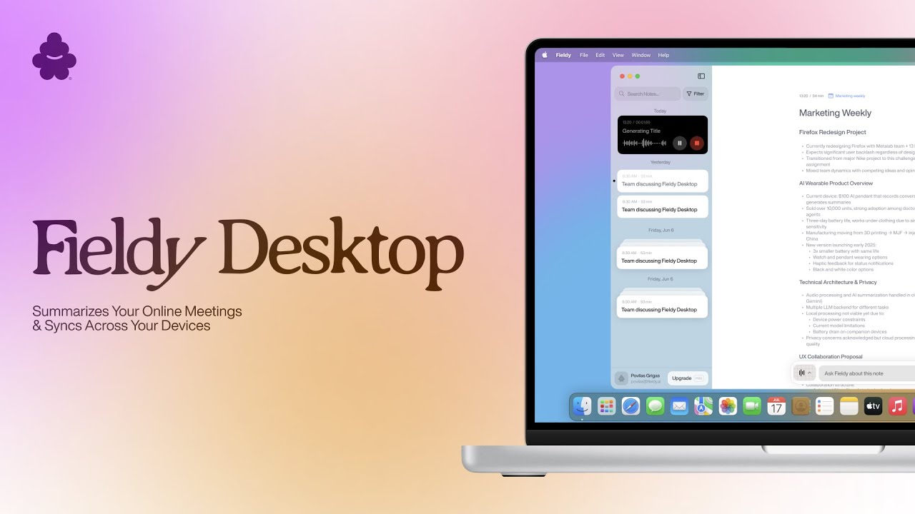 Introducing Fieldy Desktop - YouTube