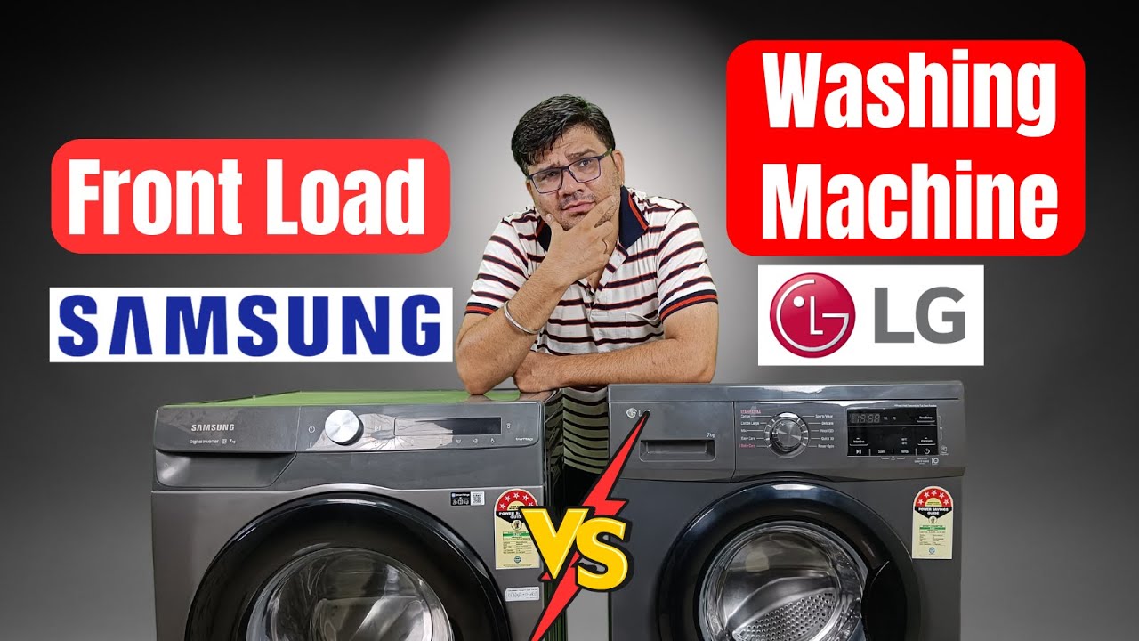 LG vs Samsung Front Load Washing Machine⚡ Best Front Load Washing ...