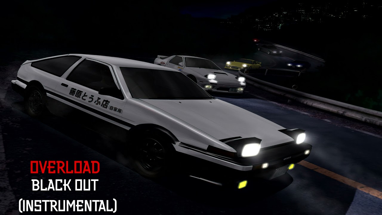 Initial D - Black Out (Instrumental) - YouTube