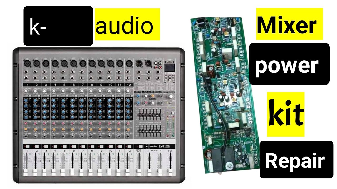 How to repair mixer Dj mixer - YouTube