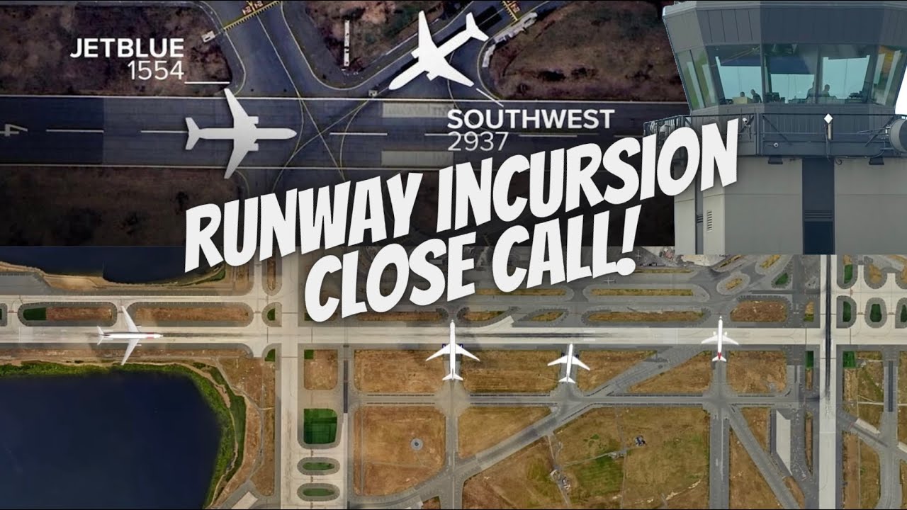 Runway Incursion at DCA and JFK - YouTube