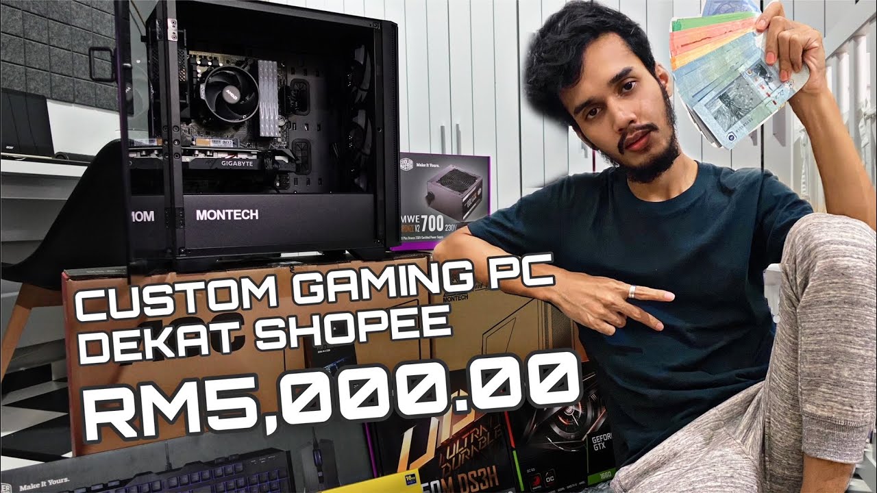 UNBOXING #1 | Custom PC GAMING dekat Shopee - YouTube