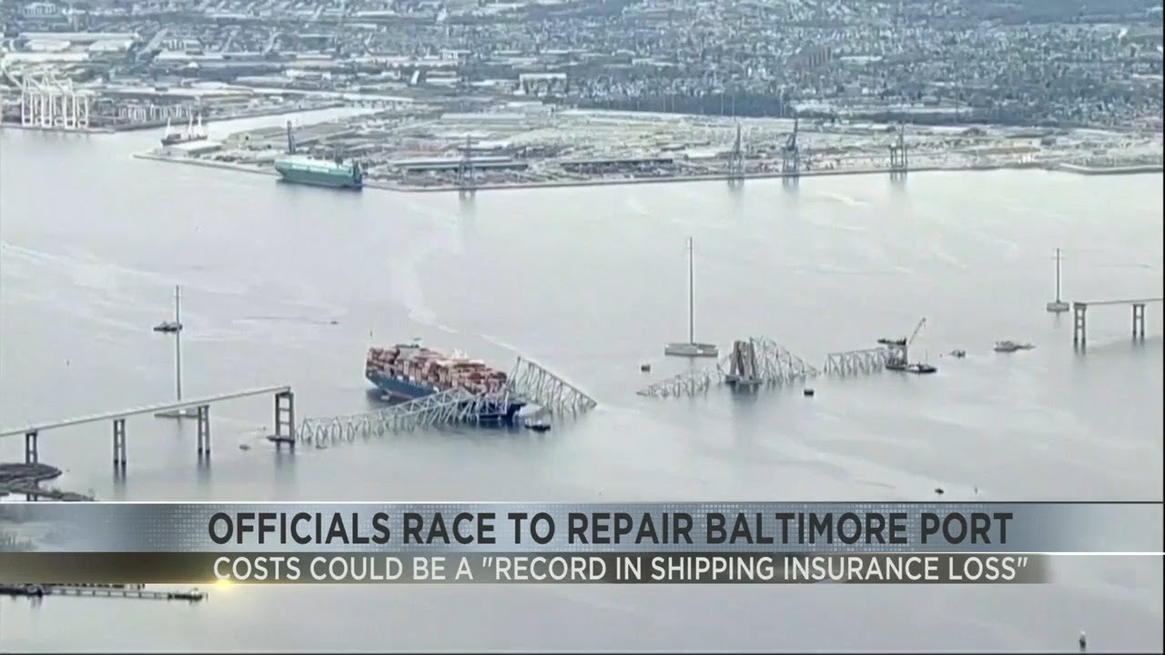 Officials race to repair Baltimore port, costs could be a "record in ...