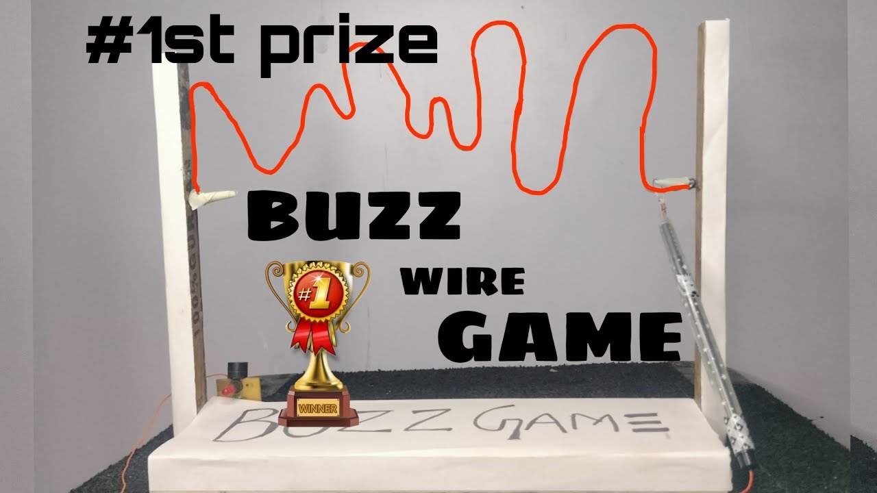 how to make buzz wire game|how to make buzz game|science projects|# ...
