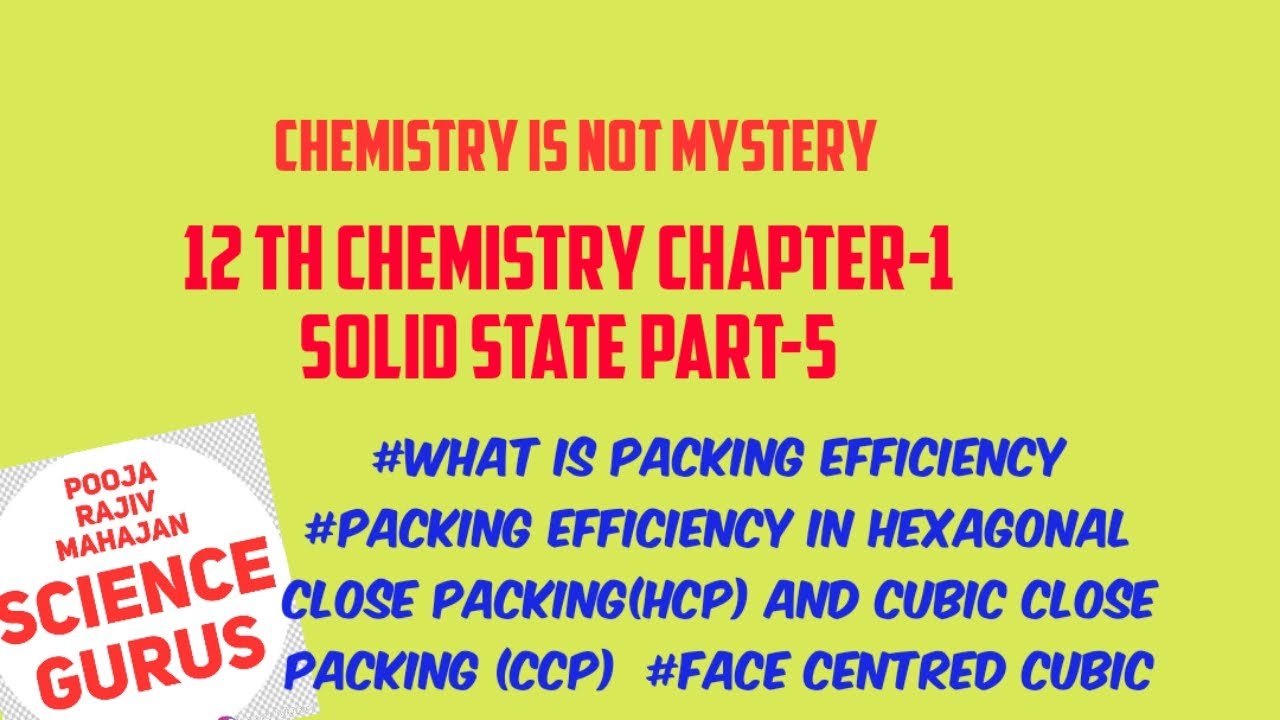 The solid state part-5 - YouTube