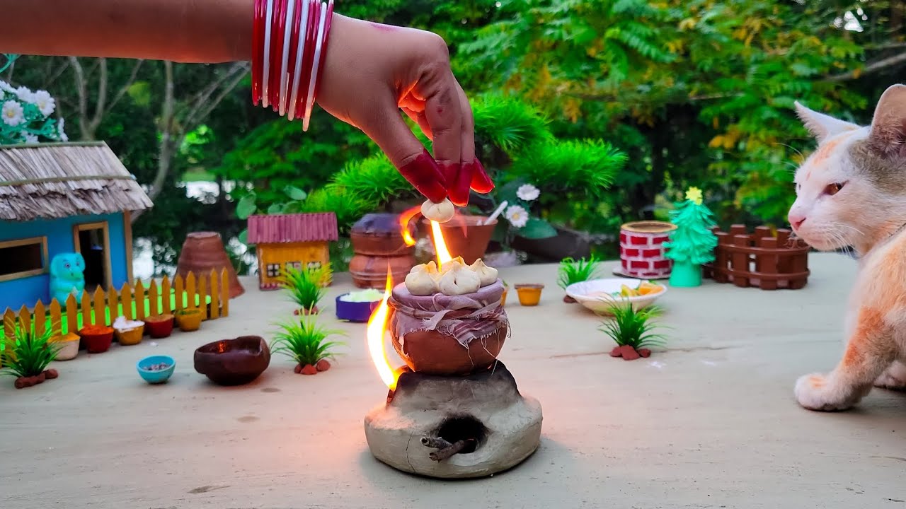 Fish MOMO in mini kitchen 🥟 - YouTube