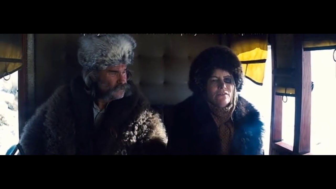 The Hateful Eight | Daisy Domergue And John Ruth Funiest Scene - YouTube
