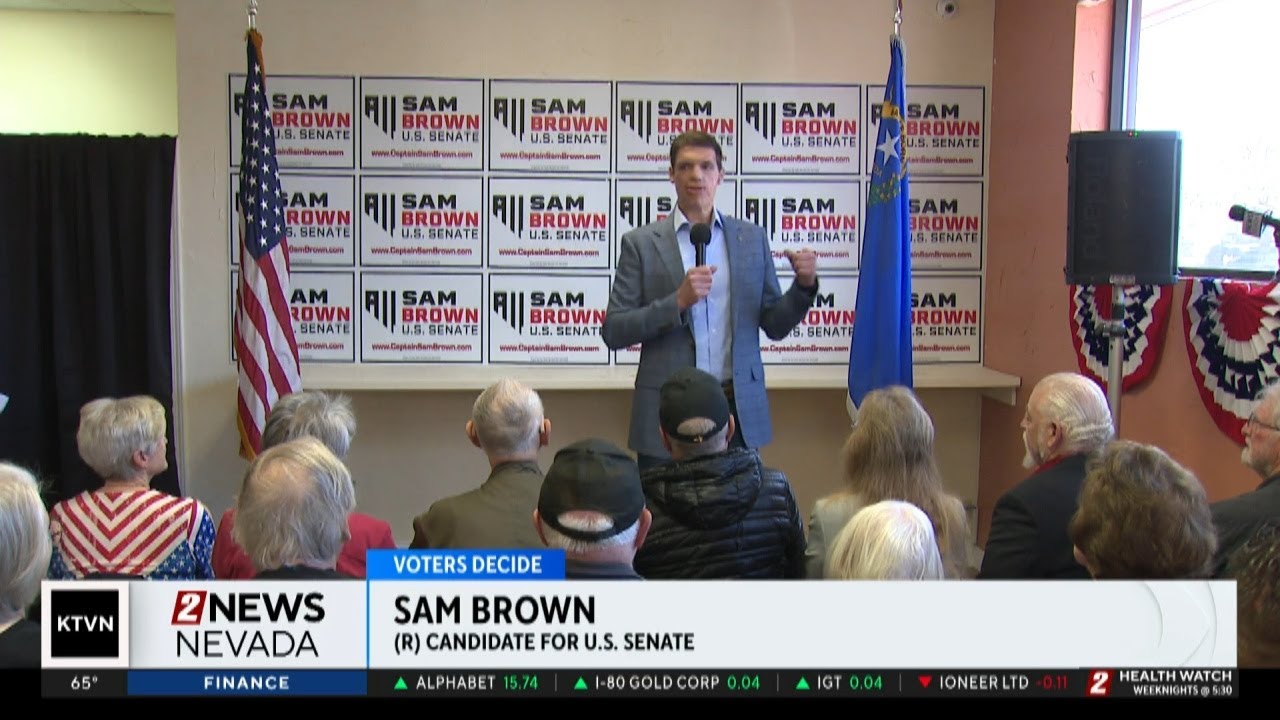 Sam Brown Opens Campaign Office in Reno - YouTube