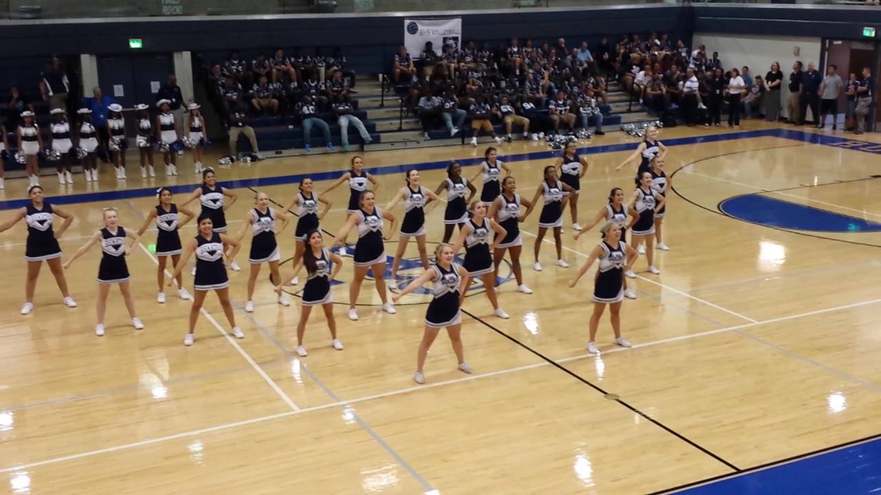 2015-2016 Bryan High Viking bash Cheer performance - YouTube