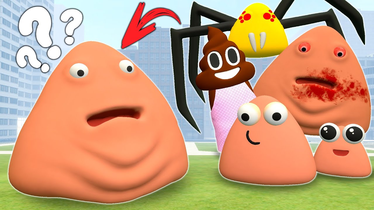 PLAYING AS NEW POU BOU'S REVENGE in Garry's Mod! - YouTube