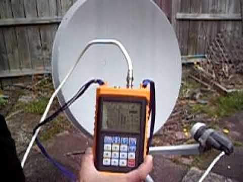 Satellite Meter BestSatMeter AN910 Demo - YouTube