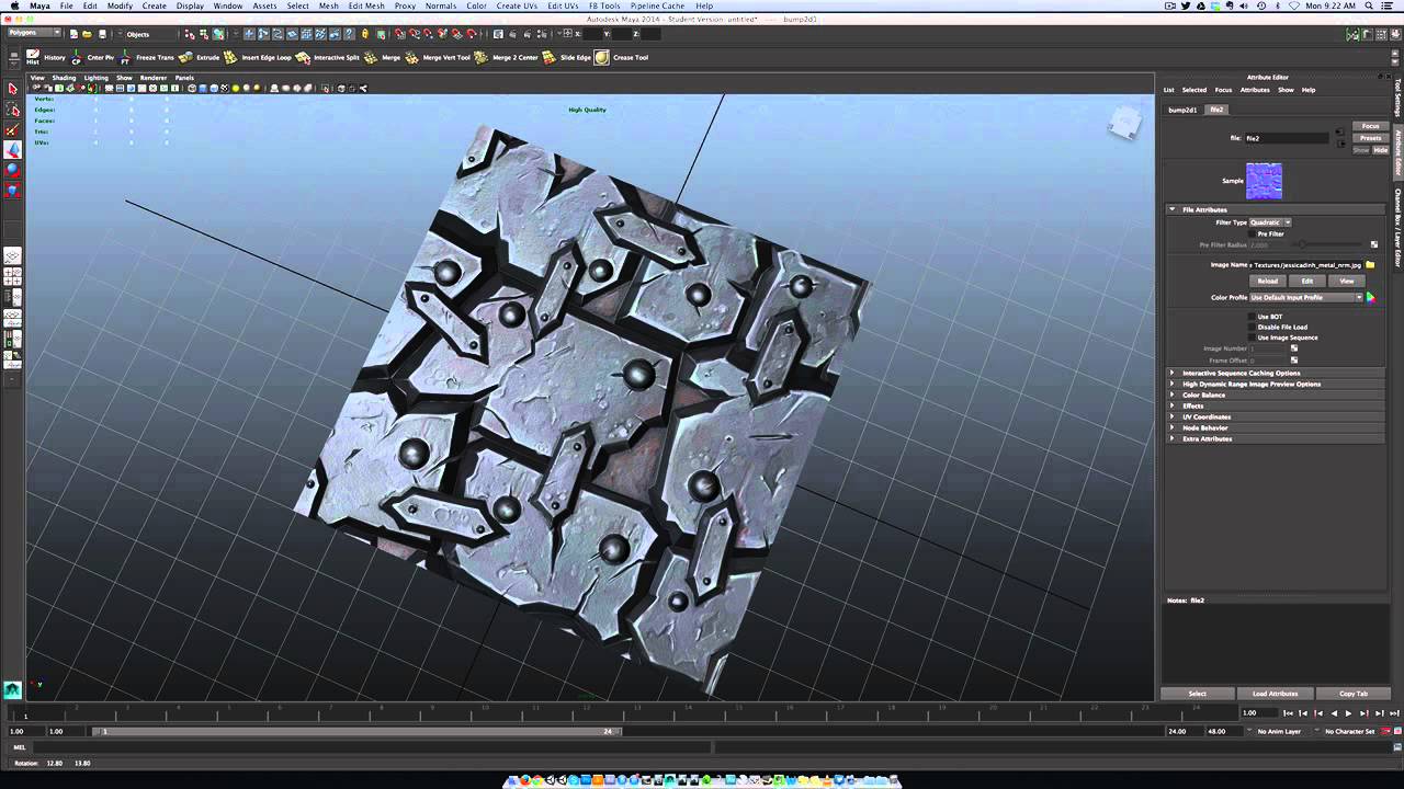 Maya - Texture Map Review - Which Maps go where... - YouTube