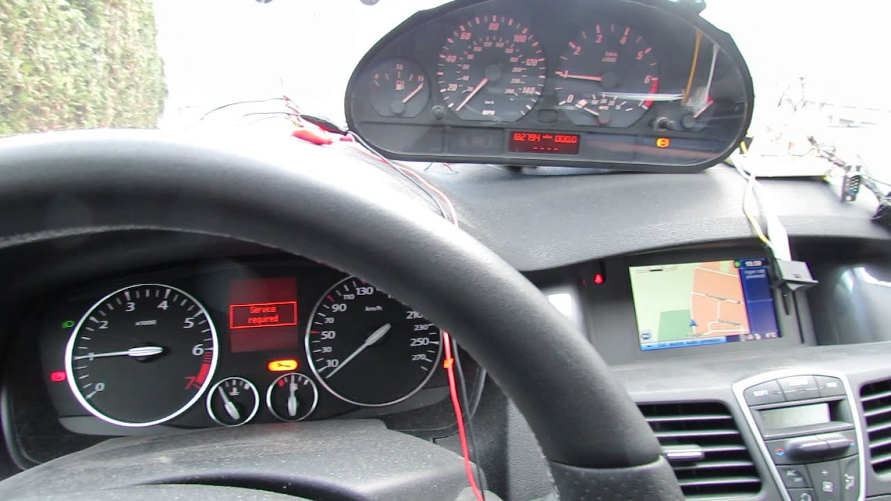 Canbus car drives canbus E46 Instrument cluster - YouTube