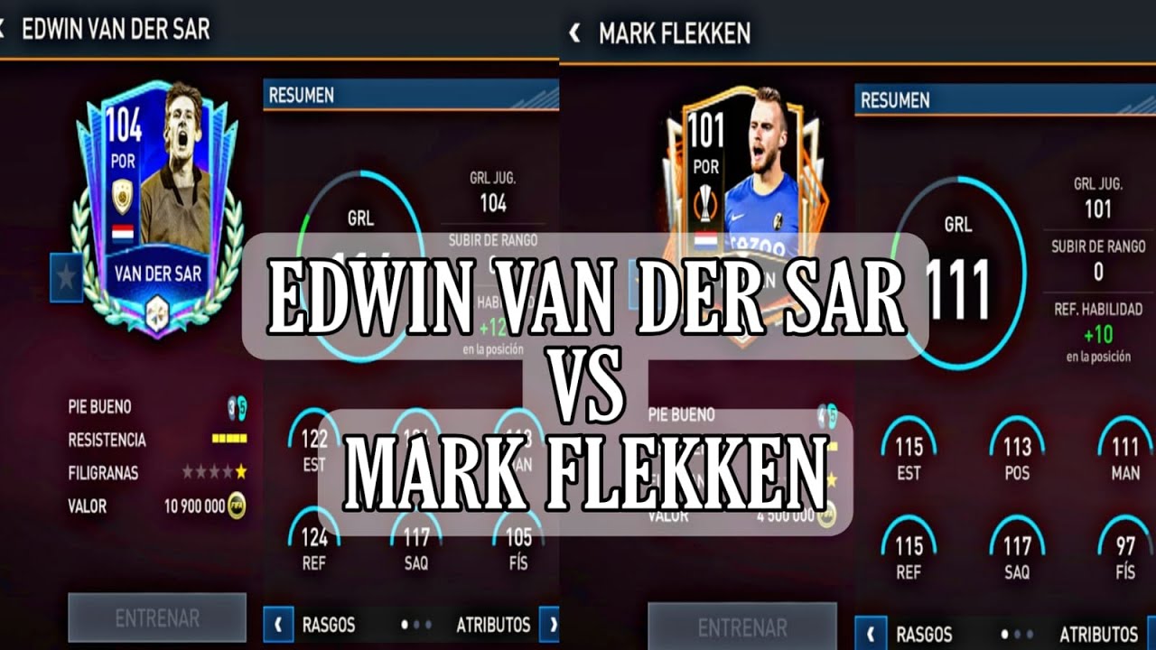 VAN DER SAR vs MARK FLEKKEN ¿VALE LA PENA VAN DER SAR ICONO DE EVENTO O ...