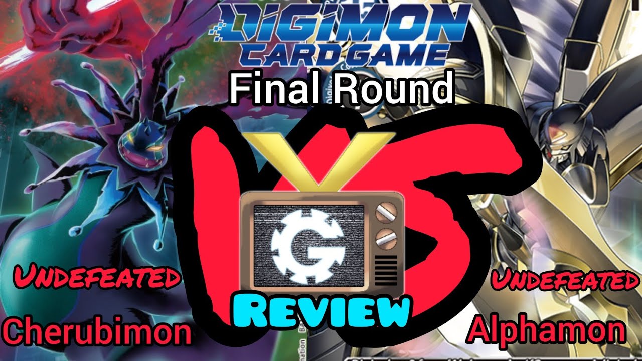 Digimon Tournament Final Round For 1st Place Cherubimon VS Alphamon ...