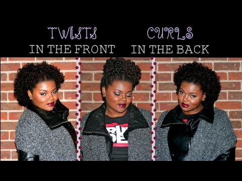 "Twists in the Front, Curls in the Back" Style Tutorial - YouTube