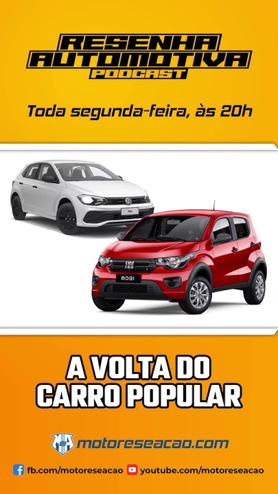 Volta do carro popular é viável? Confira a Resenha Automotiva @motoreseacao #shortssprintbrasil ...