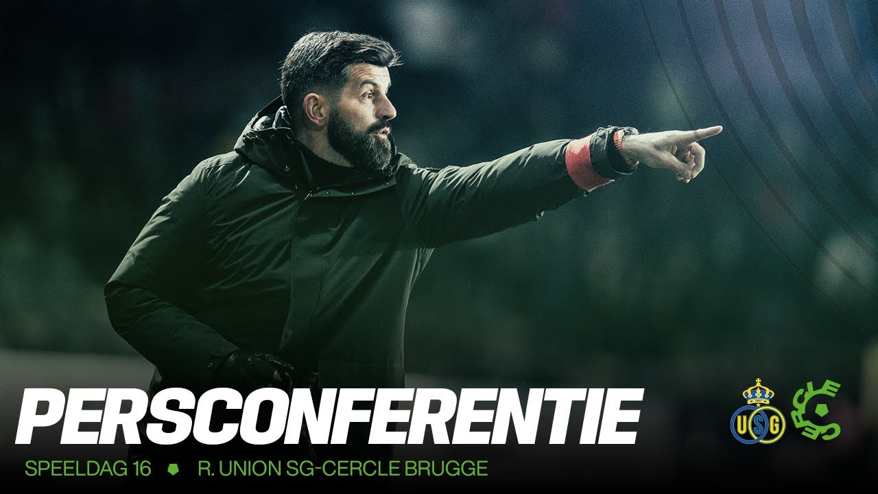 R. UNION SG-CERCLE BRUGGE| Persconferentie na de wedstrijd (2-1) - YouTube