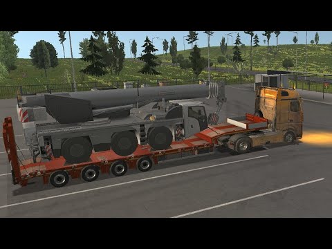 Mercedes Benz Ac 51 İle Vinç Taşıyoruz En Kısa 300Km Truck Simülatör Ultimate