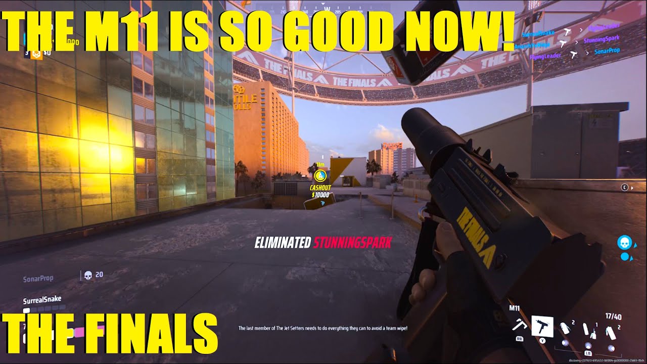 THE FINALS is FINALLY out! The M11 smg is soo GOOD now! New Las Vegas ...