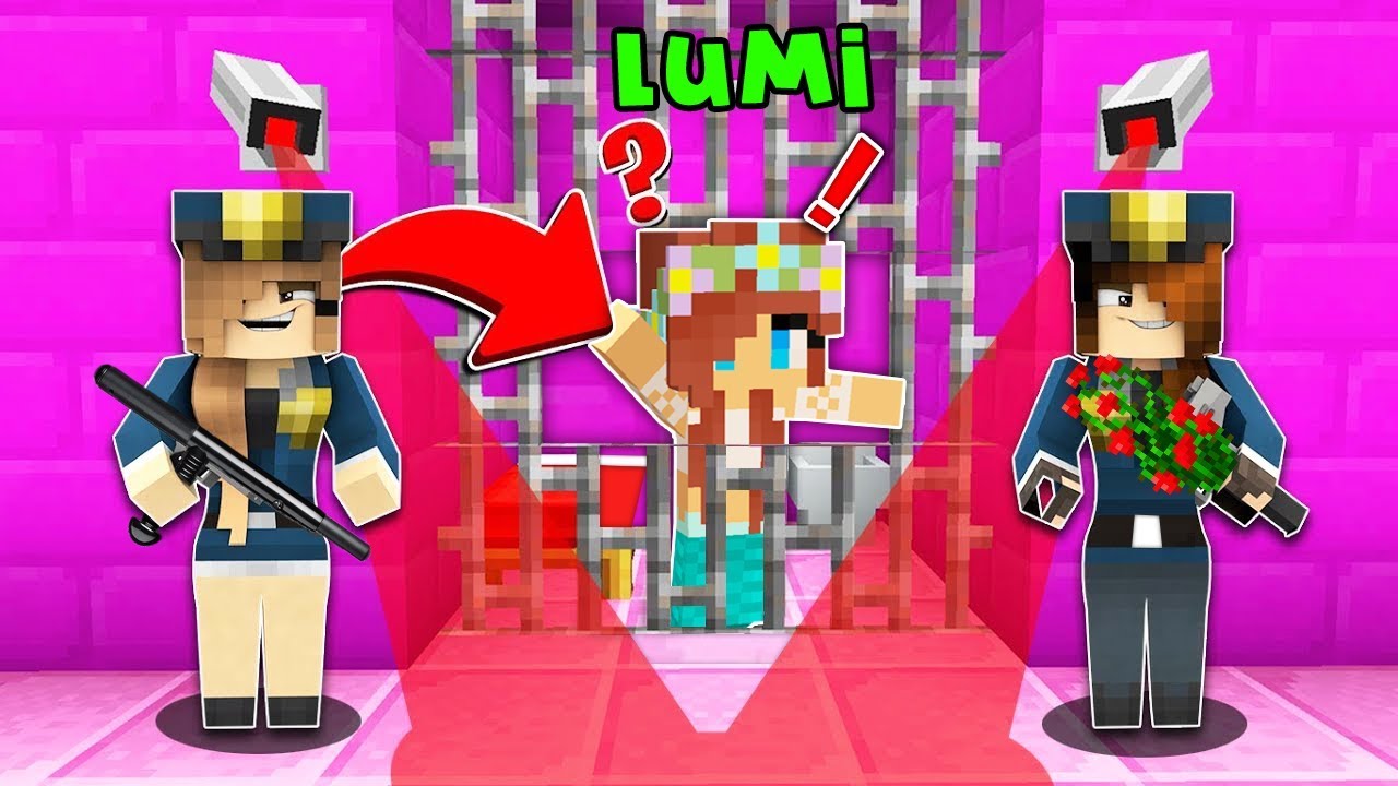 LUMI TRAFIA DO WIĘZIENIA DZIEWCZYN W MINECRAFT?! || LUMI & GPLAY - YouTube