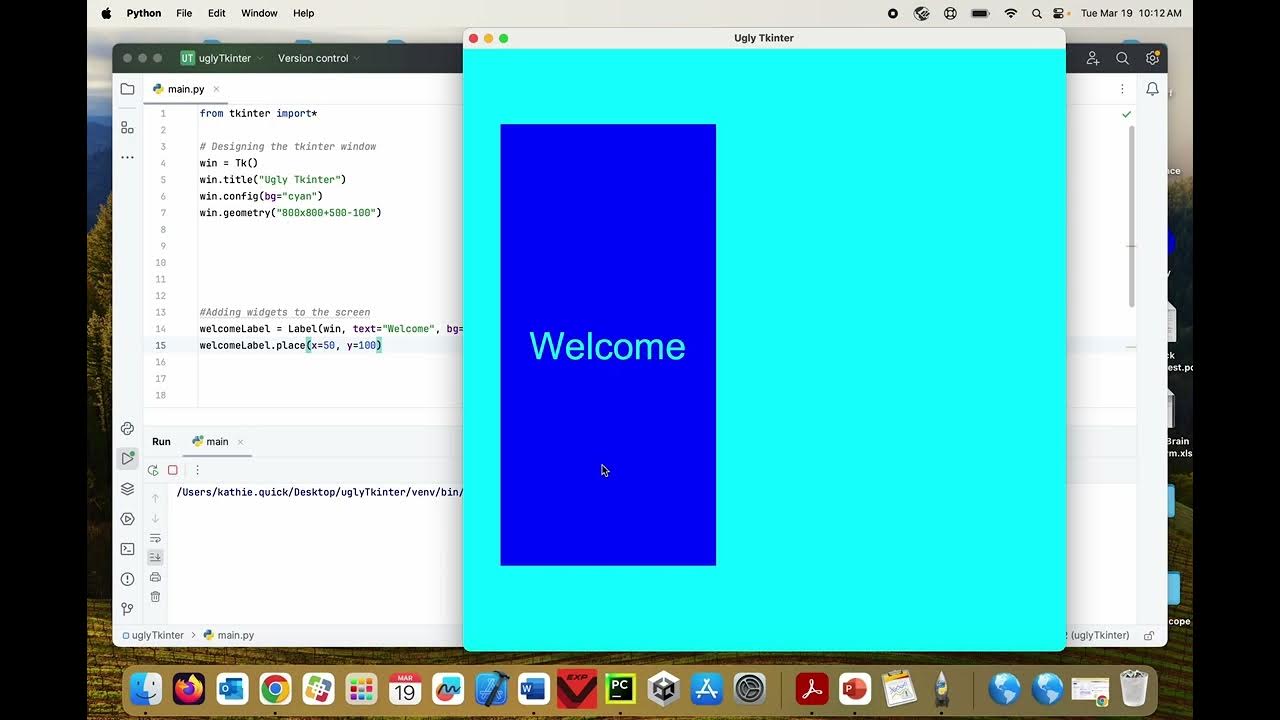 Python Tkinter (part 1a): Windows and Widgets - YouTube