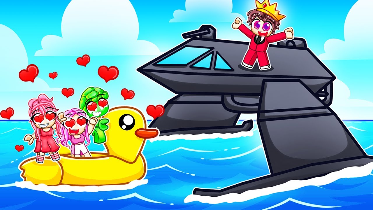 Rizzing Girls With The NEW STEALTH BOAT In Roblox SHARKBITE! - YouTube
