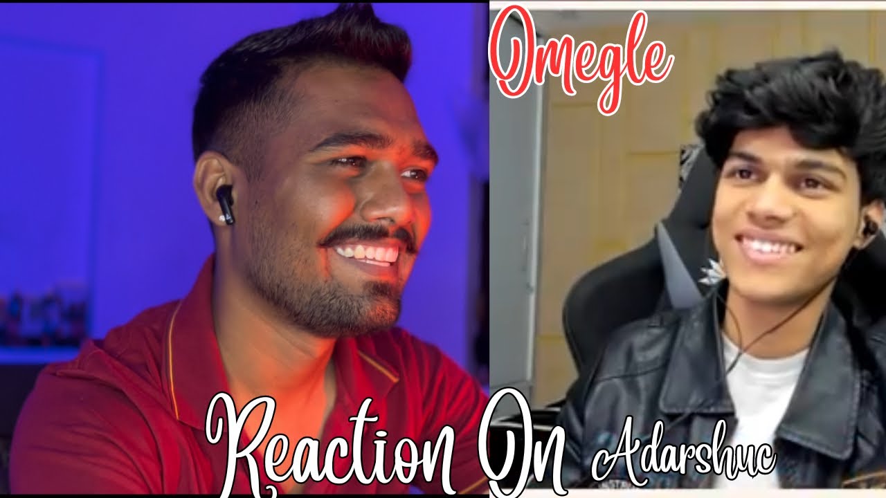 Reaction On Adarsh singh Omegle Videos 😍 | Omegle Funny videos | Vikram Singh vlog #omegle - YouTube