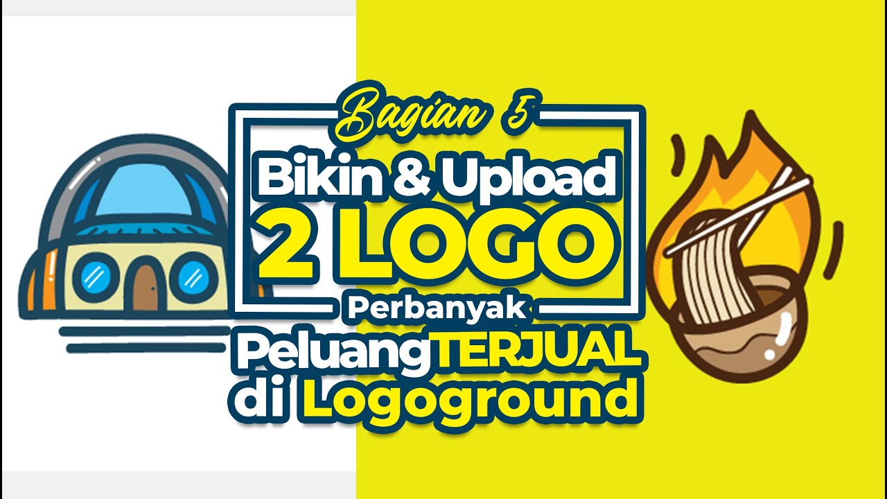 Desain dan Upload 2 Logo di Logoground. Memperbanyak Desain untuk ...