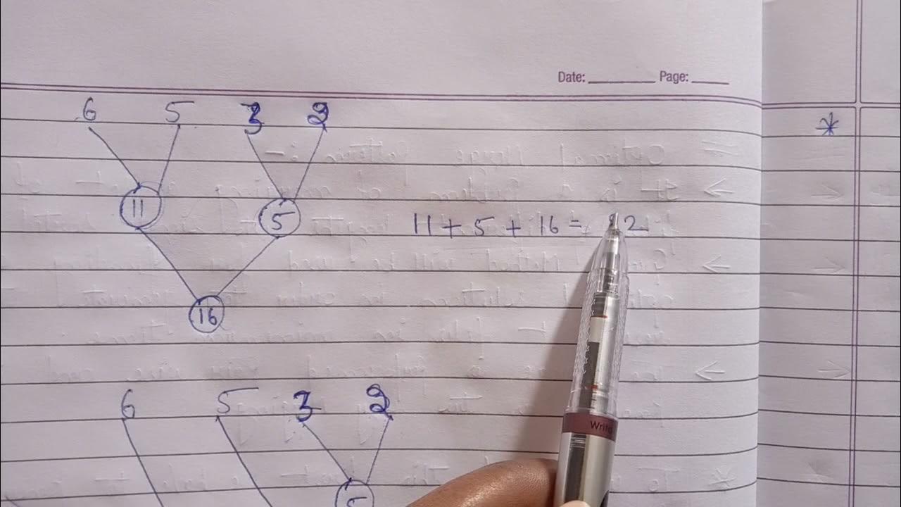 Optimal merge pattern in DAA (Hindi). - YouTube