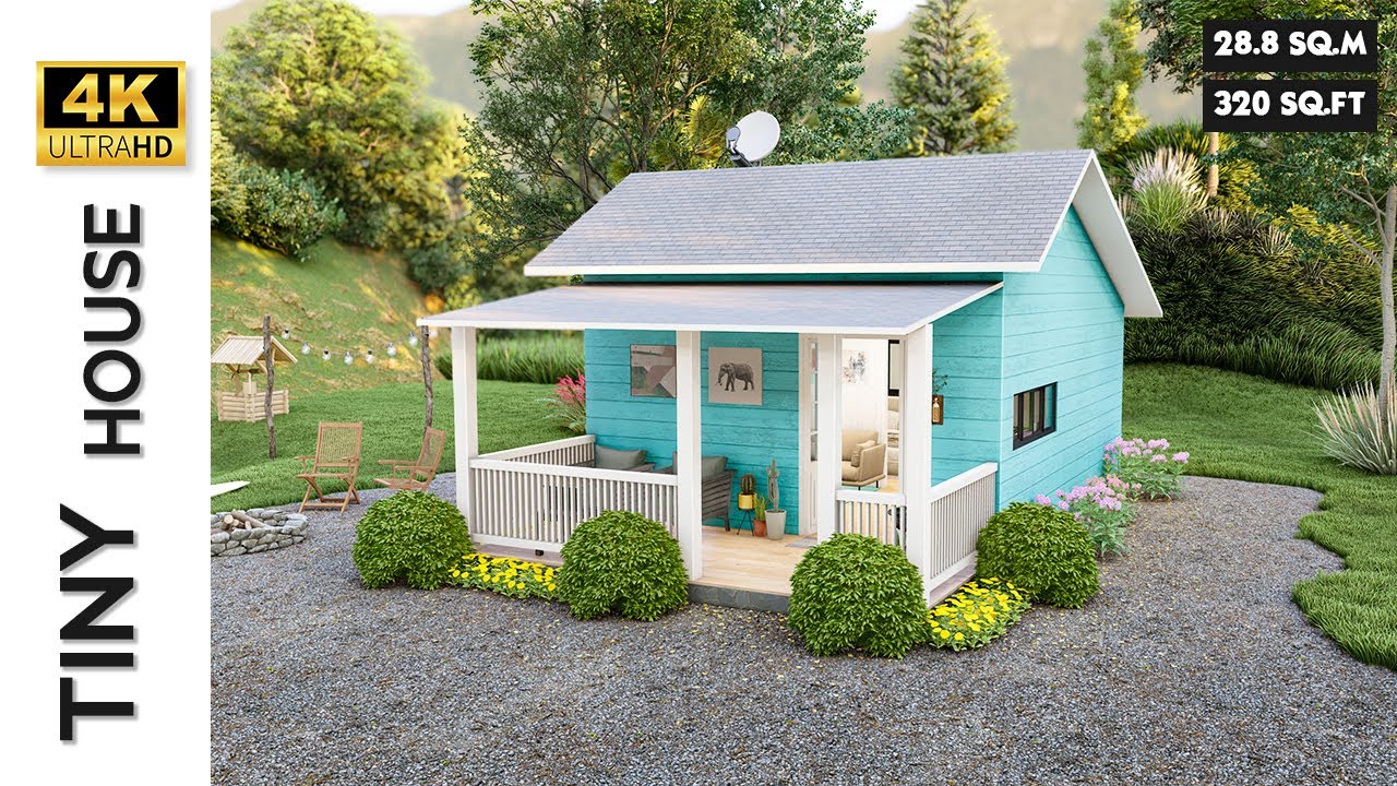 20ft Tiny House - 20ft x 20ft - Tiny House architecture - YouTube