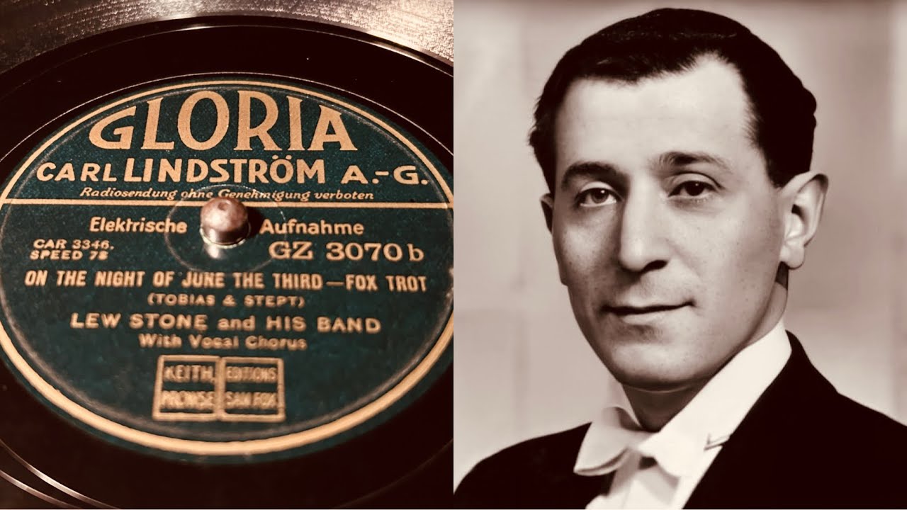 Lew Stone - On The Night Of June The Third - 78 rpm - Gloria GZ3070 ...