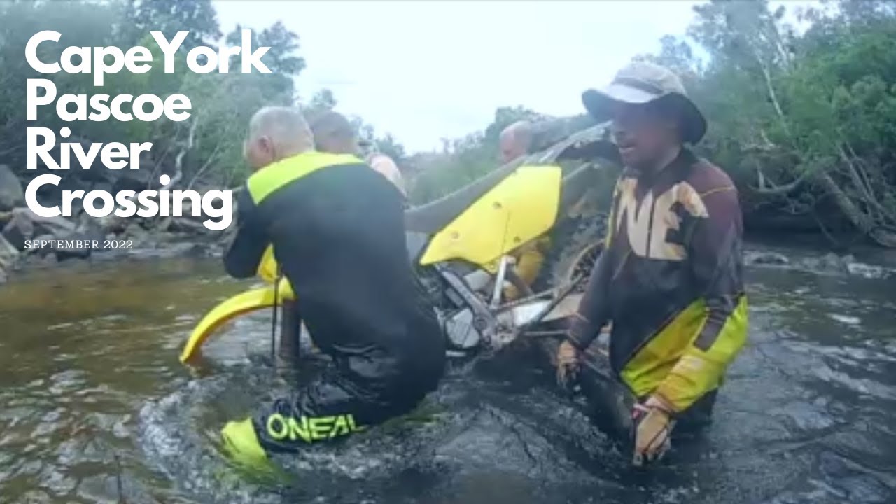 Cape York trip 2022 Crossing the Pascoe River - YouTube