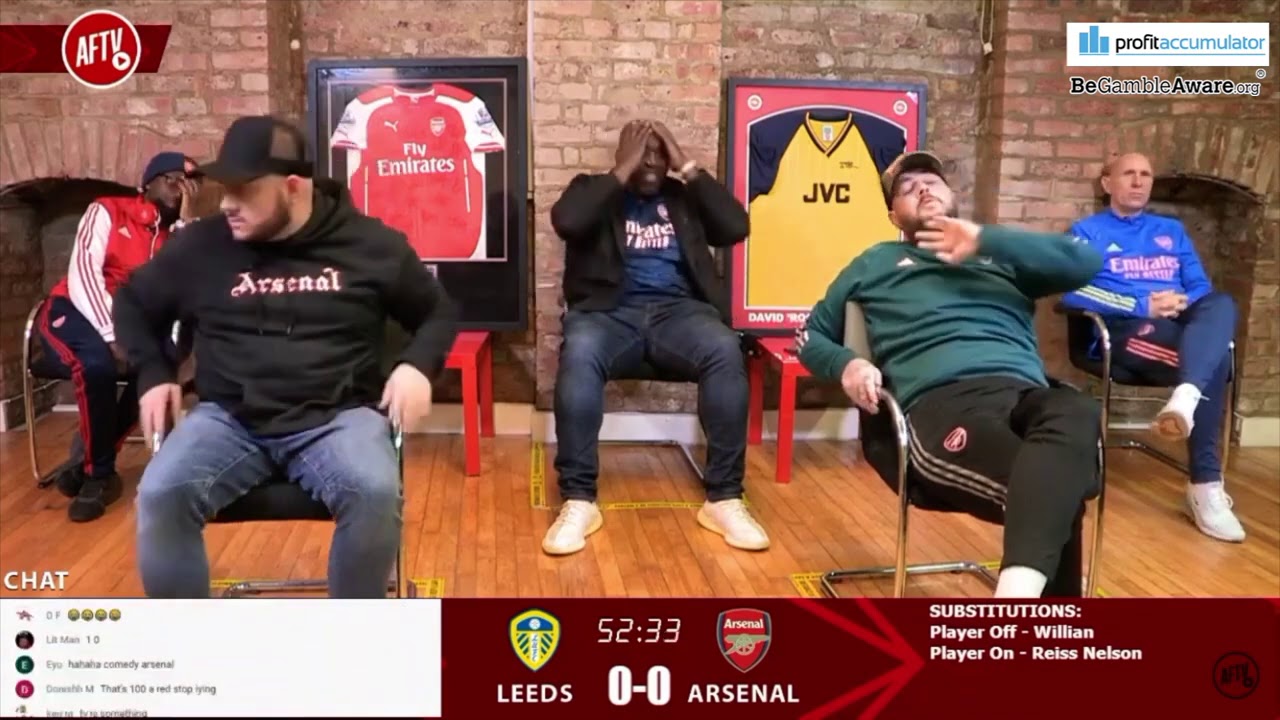 Leeds 0-0 Arsenal | AFTV *Explosive Reaction* To Pepe Red Card - YouTube
