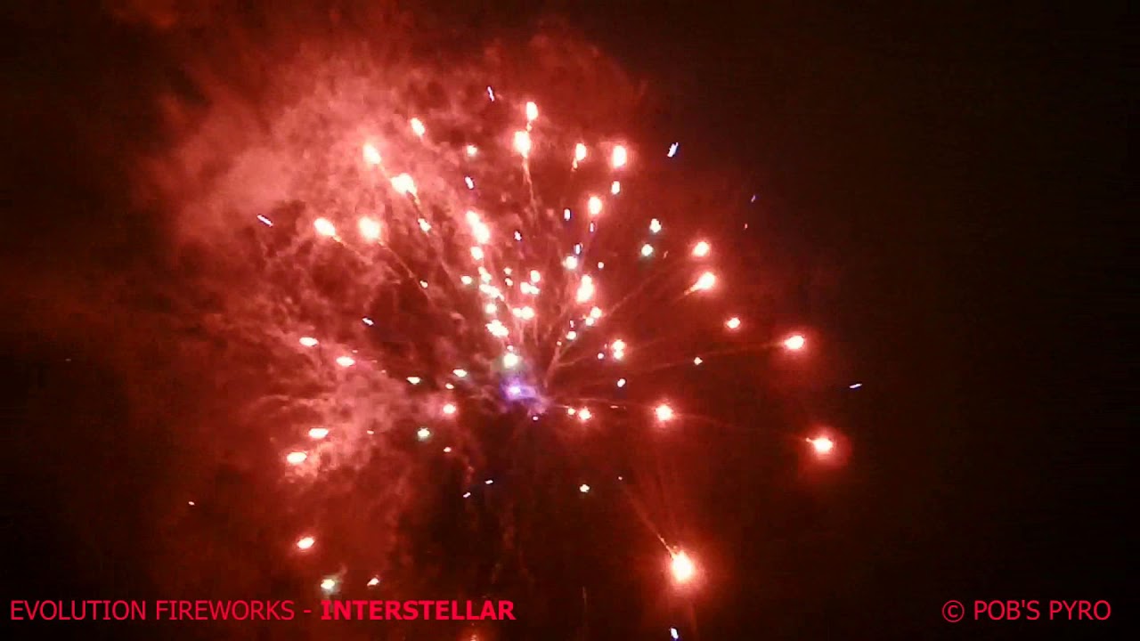 Evolution Fireworks Interstellar 50 Shot Cake - YouTube